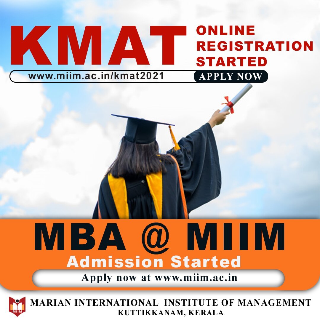 KMAT Online Registration Started - %Marian Institute of Management ...